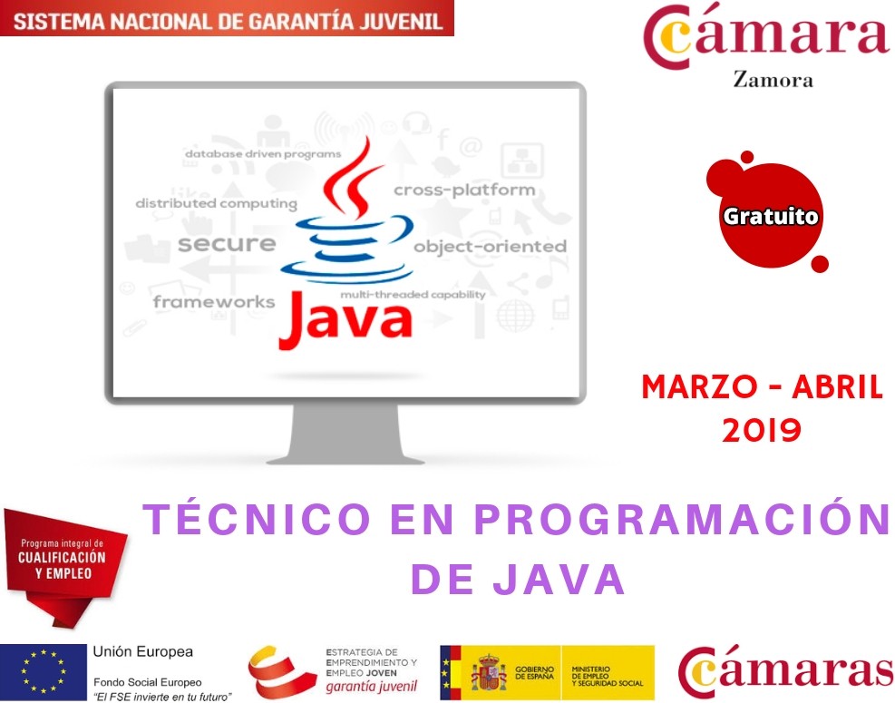 Curso Gratuito “Técnico en Programación de Java” - Cámara Oficial de ...